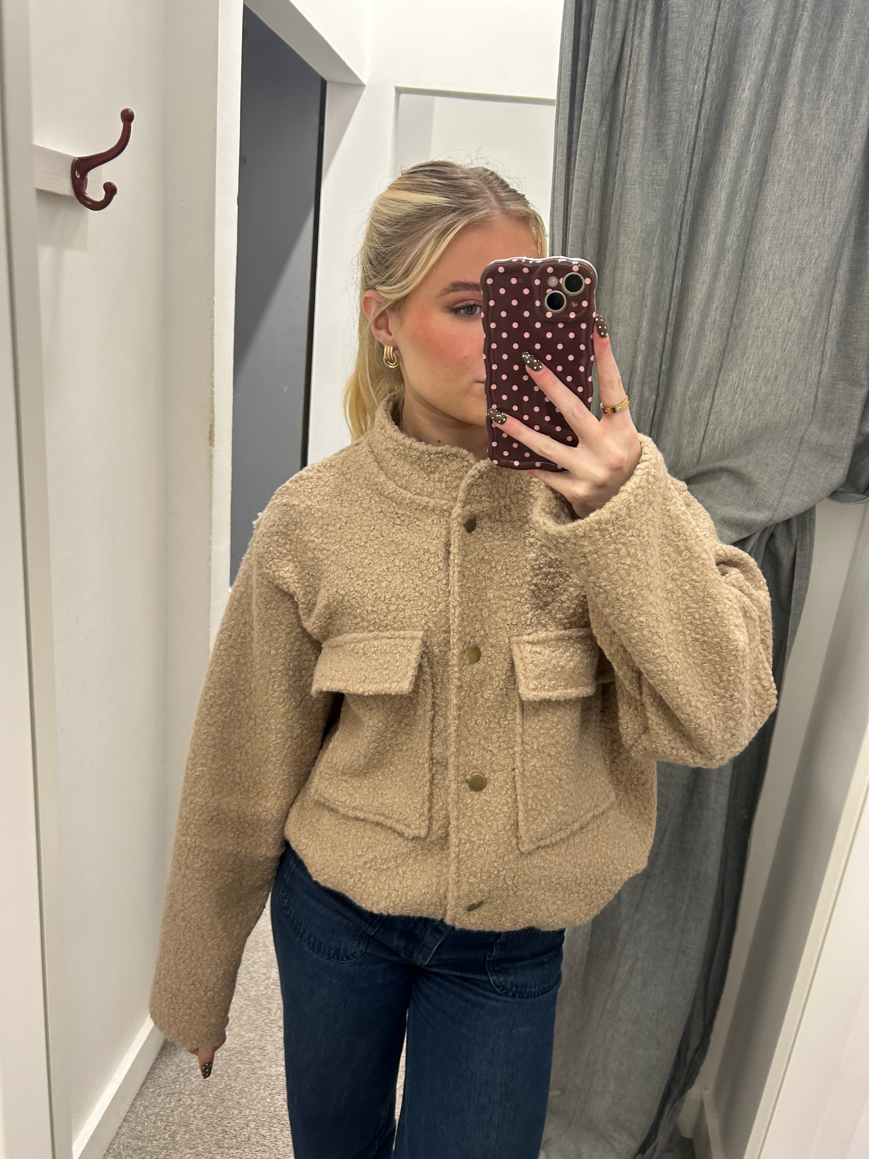 Teddy Jacket - Biscuit – Loco Loves